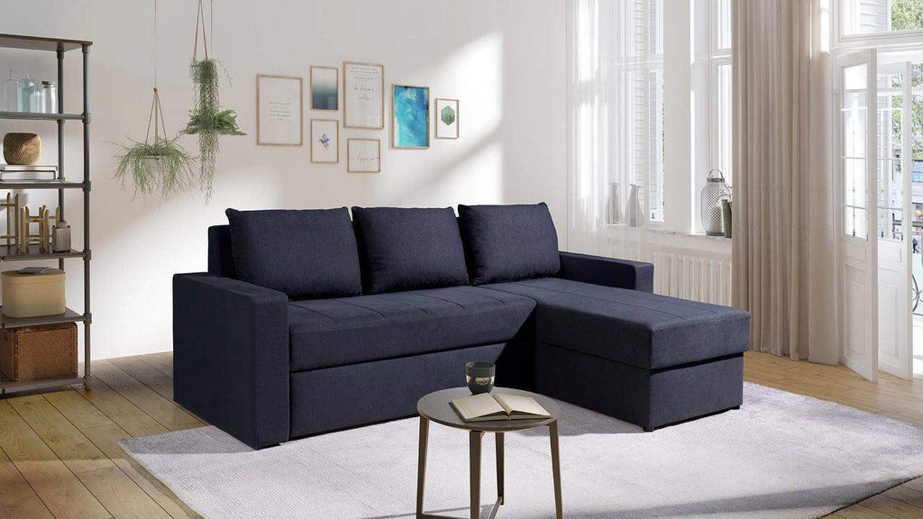 Domino Corner Sofa Bed with Storage | Msofas