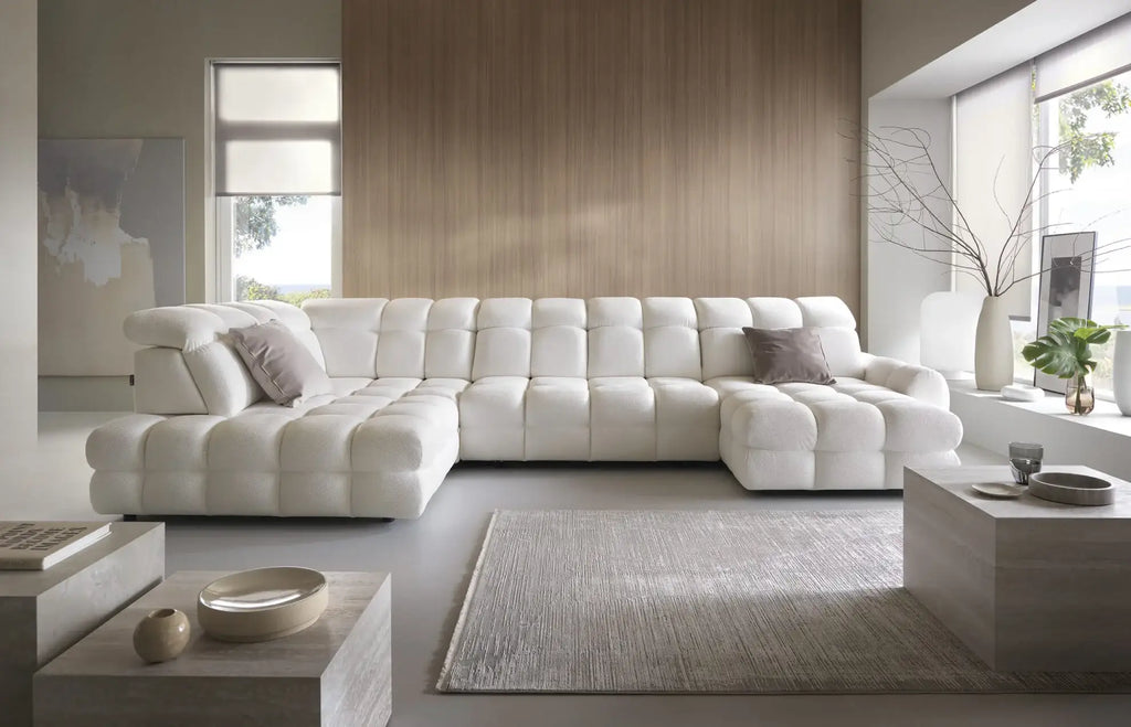 Tollo XL U Shape Corner Sofa Bed Relax | Luxury Corner Sofa Bed with Storage – Msofas